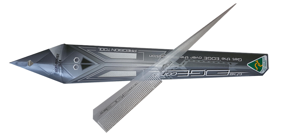 The Edge Comb – Flex/Heat Resistant Comb - TheEdgeComb